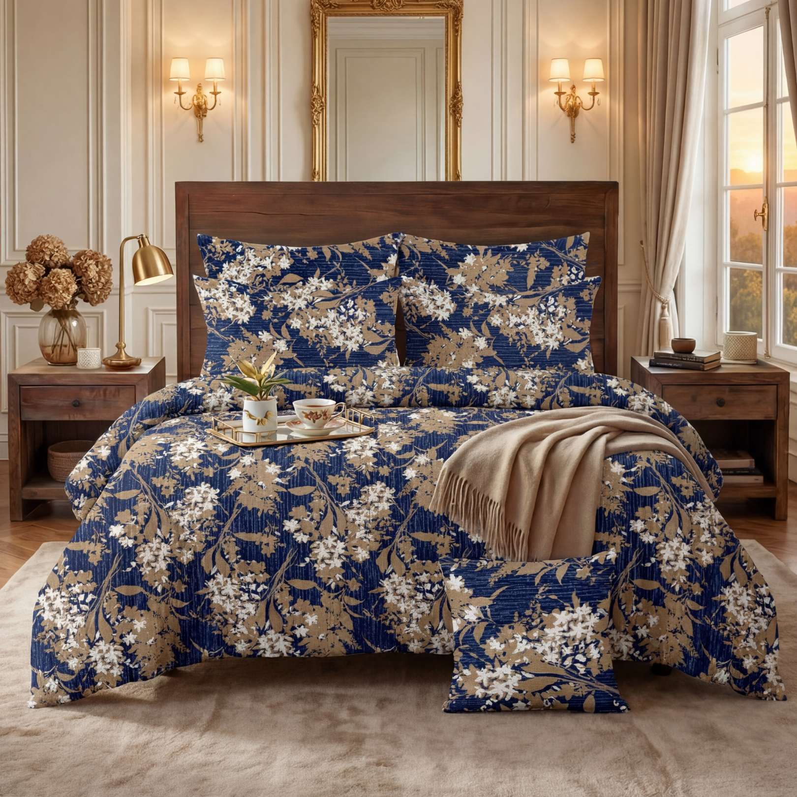 LAUREL Winter Comforter Set- 7 Pcs – Aspire Bedding