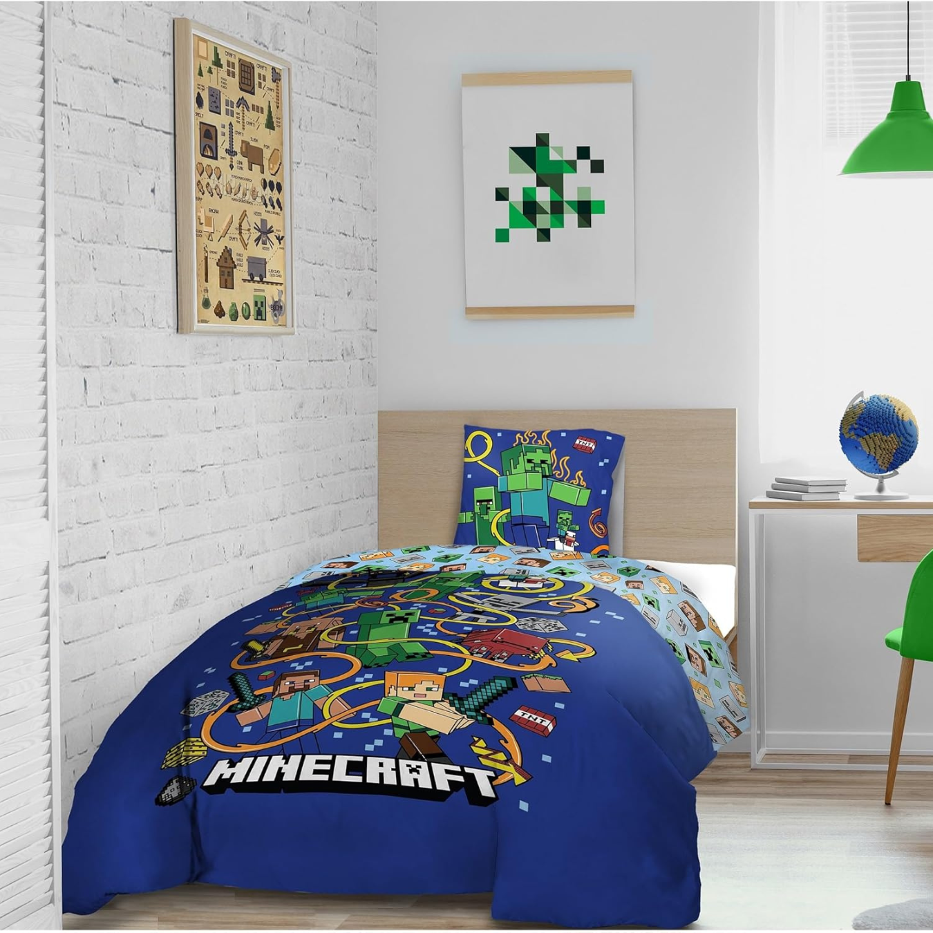 MINECRAFT - Kids BEDSHEET SET – Aspire Bedding