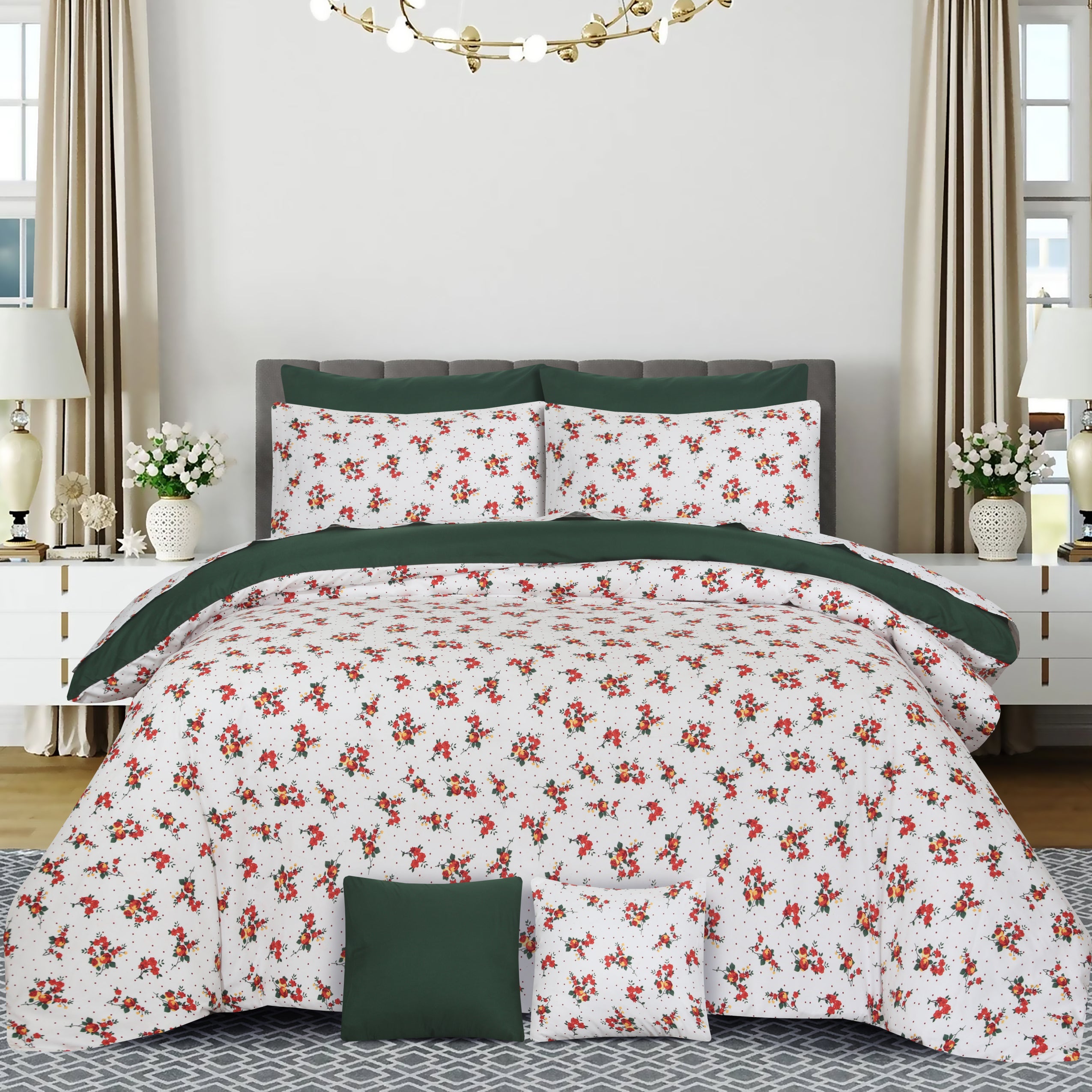 AUSTIN SUMMER COMFORTER set - 8 pcs – Aspire Bedding