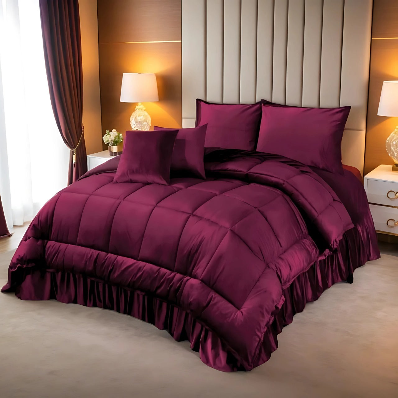 LA PAZ COMFORTER SET- 6 PCS – Aspire Bedding