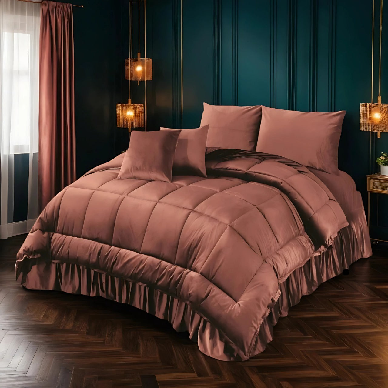 ALMATY COMFORTER SET - 6 PCS – Aspire Bedding