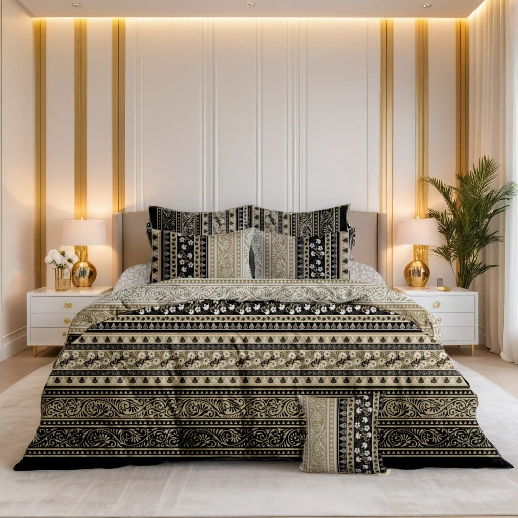 FOURRA Comforter Set- 7 Pcs – Aspire Bedding